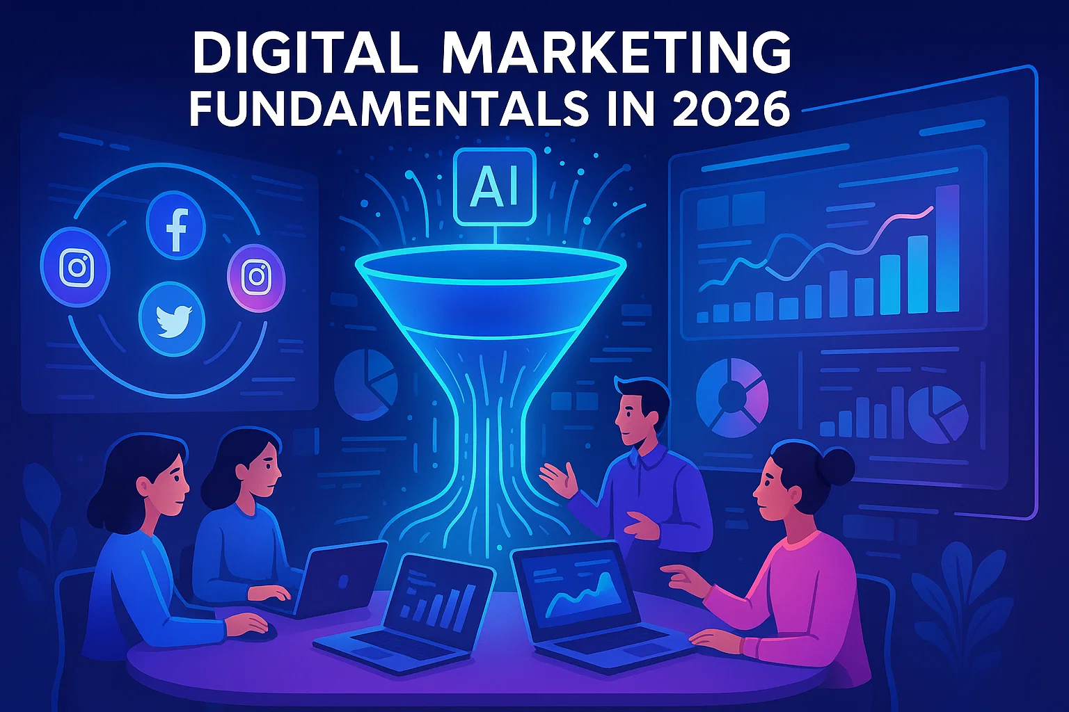 Digital Marketing Fundamentals in 2026: Strategies, Funnels & Future Trends