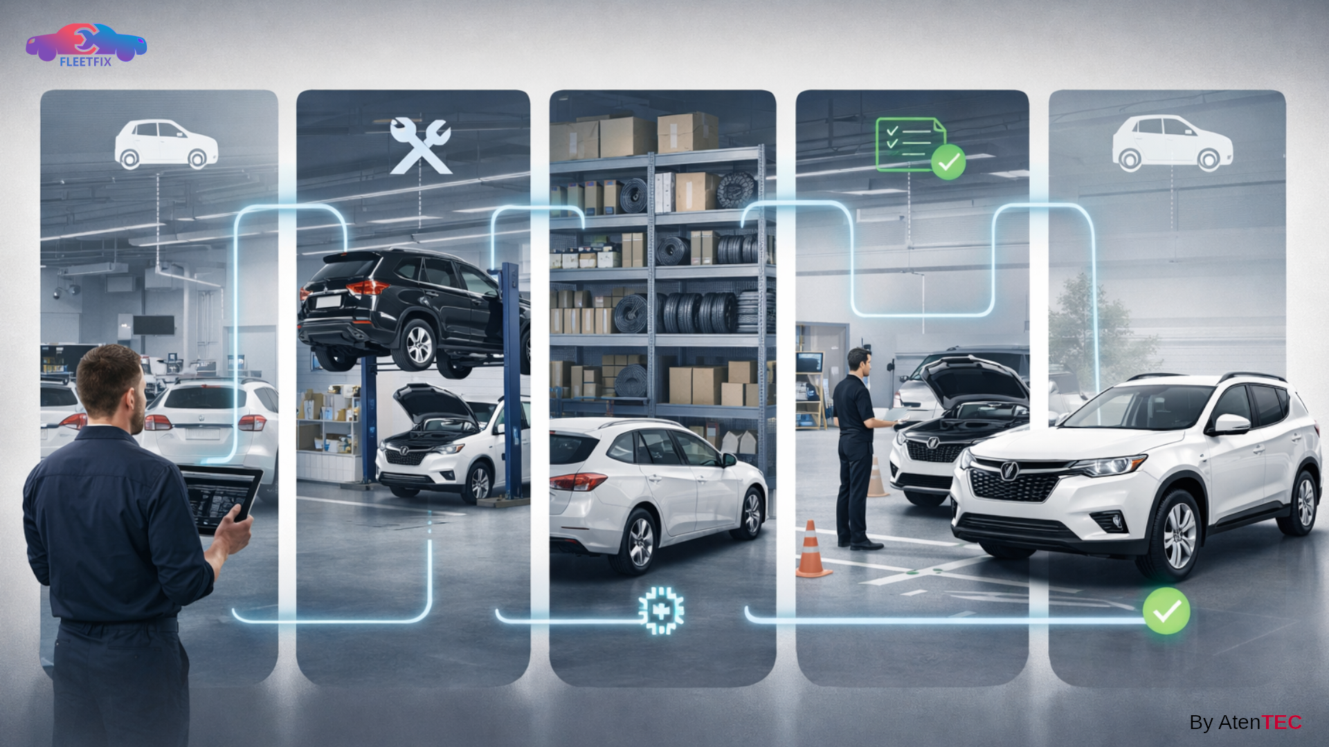 Modern Vehicle Maintenance Workflow for Rental Fleets | FleetFix